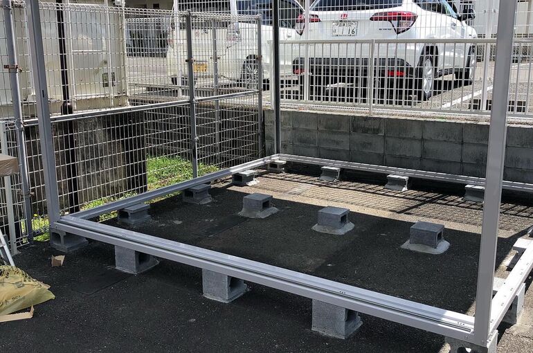 イナバ物置 FS-3030S | 最近工事をお受けした富士市近郊のエクステリアの施行事例を掲載しています